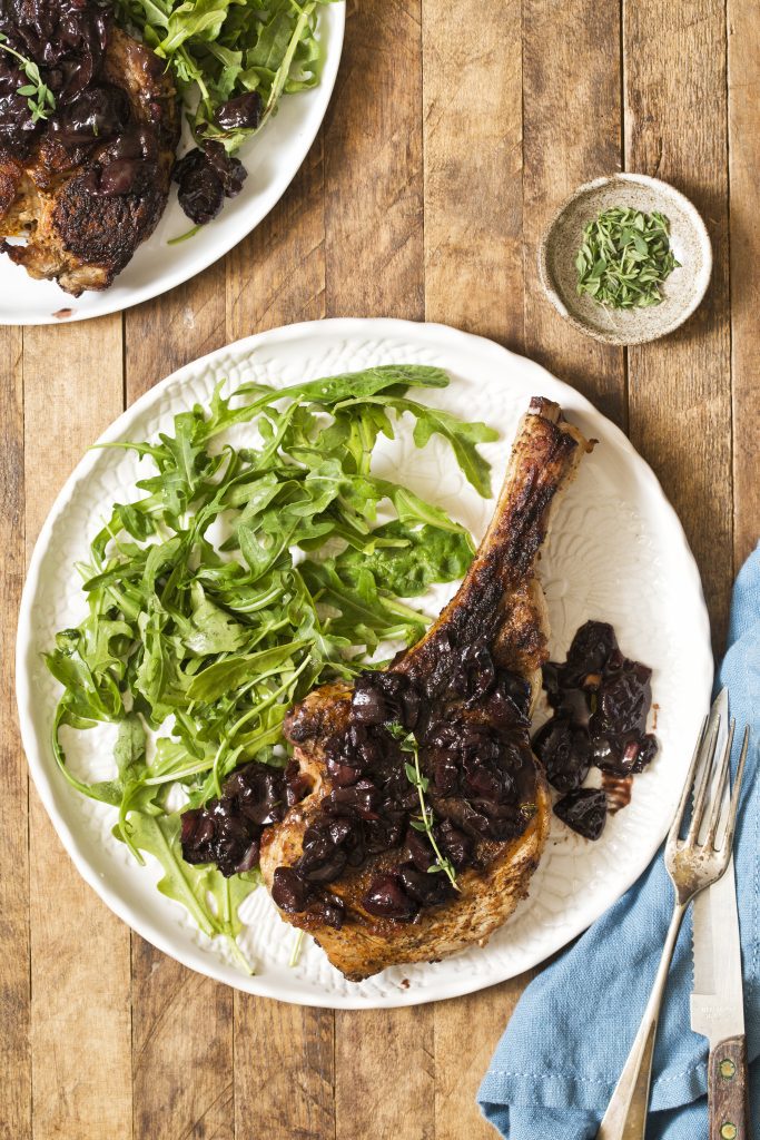 Veal Chops with Red Wine Cherry Sauce - Veal – Discover Delicious